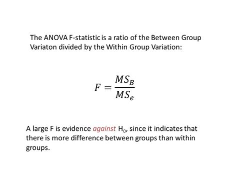 anova analysis of variance ppt download