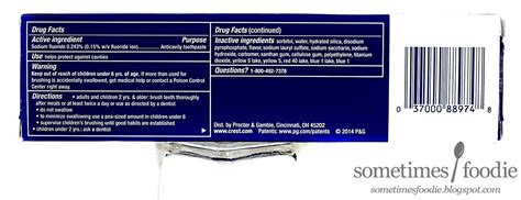 Sometimes Foodie Crest Be Adventurous Mint Chocolate Toothpaste