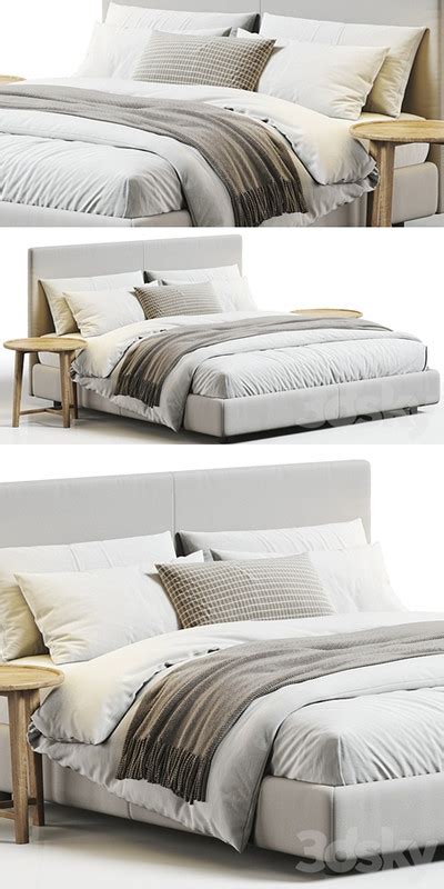 Flexform Oltre Bed Down3dmodels