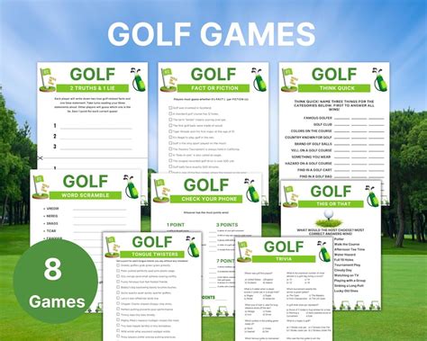 Golf Games Golf Party Games Golf Themed Birthday Games Golf Games