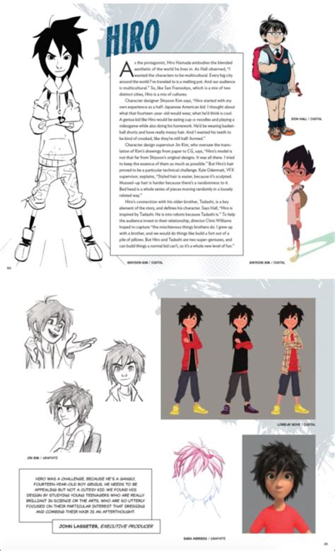 Character Designs From The Art Of Big Hero 6 Big Hero 6 Characters