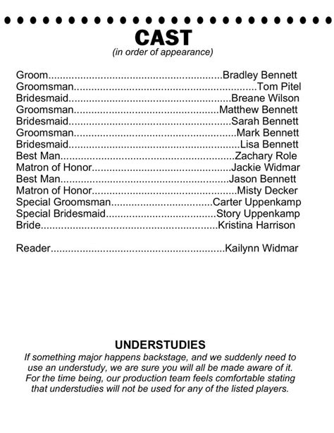 Playbill Template Pages Paspas Personal Word Wall Mickey Mouse