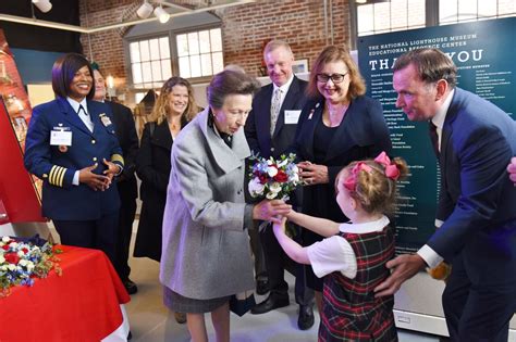 Exclusive Princess Anne Visits Staten Island Royal Rides The Ferry