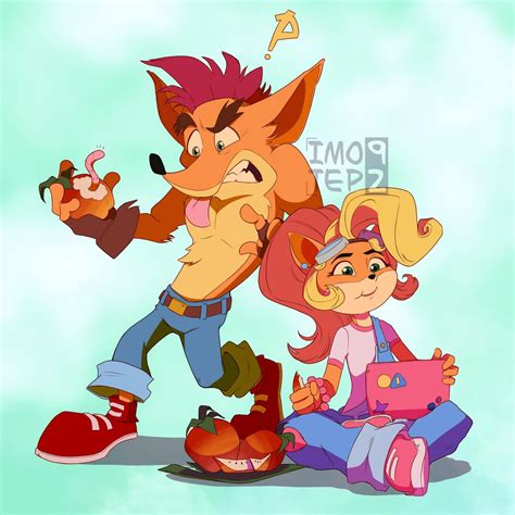 Coco Crash Twinsanity Art Work Of Art Coco Bandicoot Crash Bandicoot
