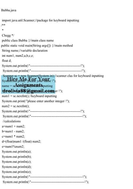 Bubbajava Import Javautilscannerpackage For Keyboard Inputpdf