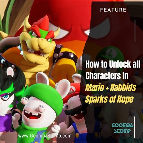 How To Unlock All Characters In Mario Rabbids Sparks Of Hope