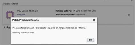 Patching To Oracle 1820 In The Oracle Cloud Oci Classic