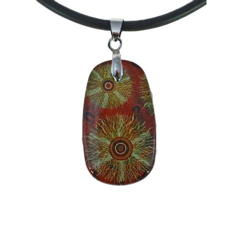 Iron Ore Necklace With Grass Weaving Artwork By Chernée Sutton