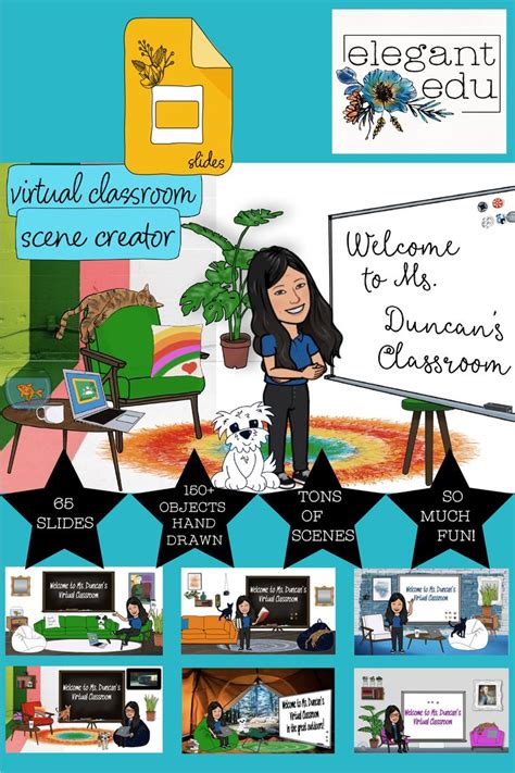 Bitmoji Classroom Background Template Free