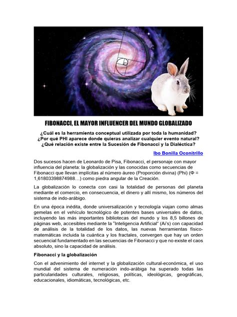 fibonacci el mayor influencer del mundo pdf dimensión mecánica