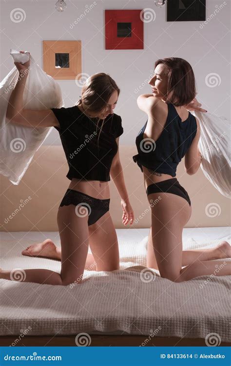 Underwear Pillow Fight