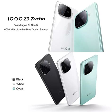 Vivo IQOO Z9 Turbo Dual Back Cameras 12GB 256GB Face ID Screen Fingerprint Identification 6