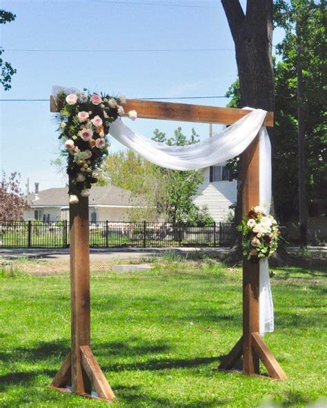 Wood Wedding Arch Plans