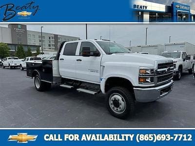 New 2024 Chevrolet Silverado 5500 Flatbed Truck For Sale In Knoxville