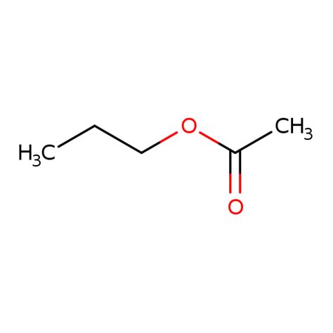 N Propyl Acetate Structure