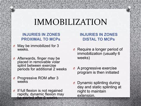 Flexor And Extensor Tendon Laceration Vs Occupational Therapy Pptx