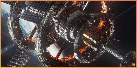 ArtStation - Blender Tutorial - Create Procedural Space Station Generator With Blender Geometry ...