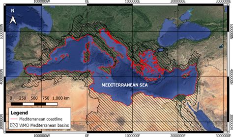Map Of The Mediterranean Basin