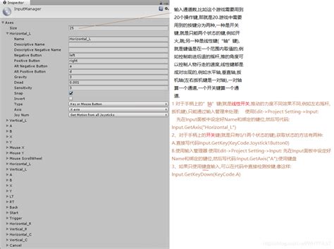 Unity3d之输入轴配置示意图unityxbox输入轴位图 Csdn博客