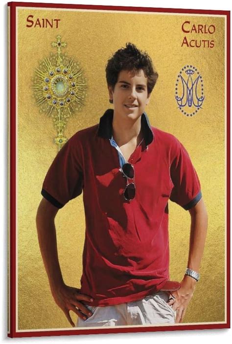 Carlo Acutis Catholic Saint Portraits Art Poster