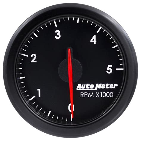 Autometer 9198 T Airdrive Tachometer 2 116 In Black Dial Face User