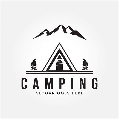 Premium Vector Camping Logo Icon Design Inspiration With Mountain And