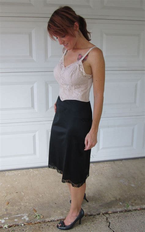 Pin On Lovely Hot Black Half Slips