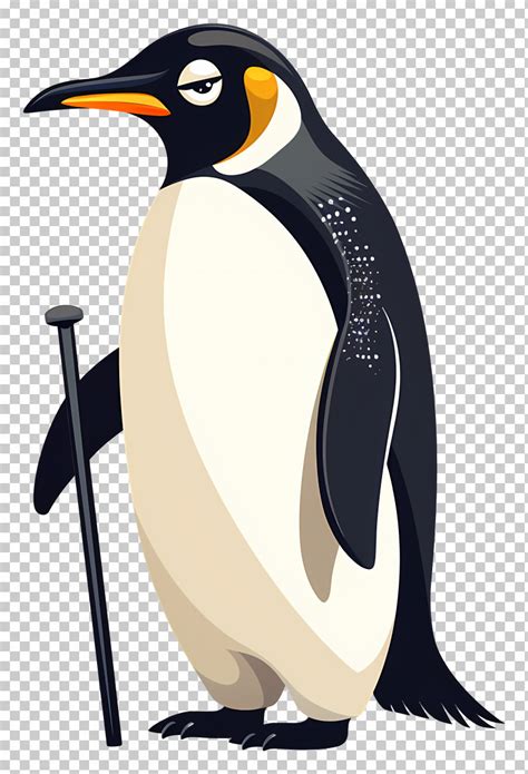 Penguin Penguin With Cane Png Clipart Antarctica Bird Cane