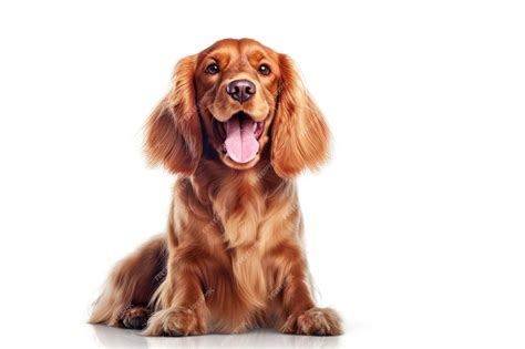 Premium Ai Image Isometric View Of Adorable English Cocker Spaniel