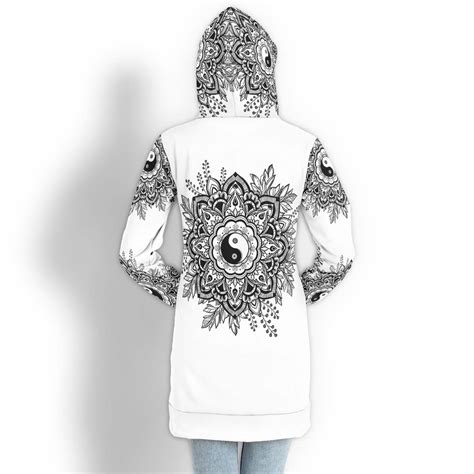 White Yin Yang Mandala Yes We Vibe