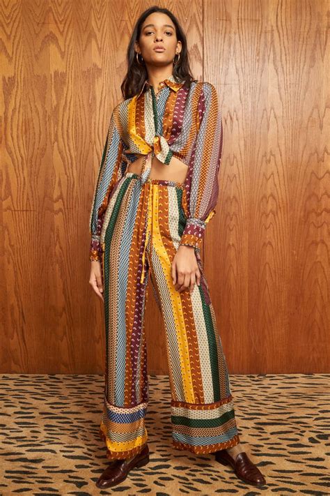 Look 18 Festive Bohemian Sets With Woven Motifs Bohemian Patterned
