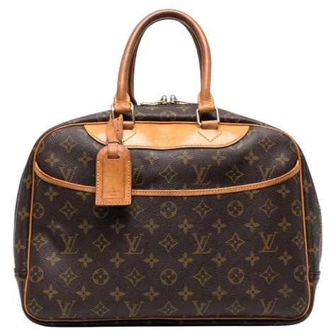Louis Vuitton Brown Deauville Monogram Bag For Sale At 1stdibs Lv