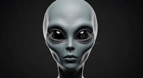 Gray Alien Portrait Stock Illustrations 408 Gray Alien Portrait Stock