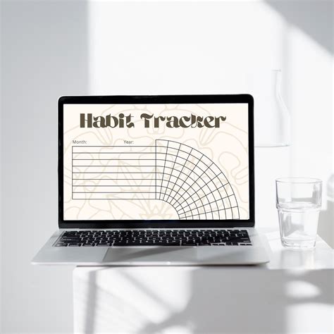 Mandala Habit Tracker Printable Habit Tracker Digital Habit Tracker