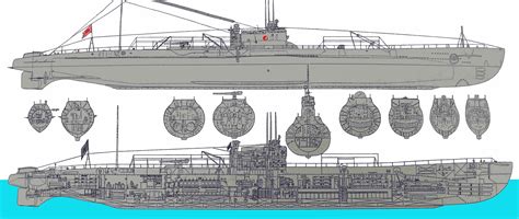 Japanese Submarine I 52 1942 Blueprint Download Free Blueprint For