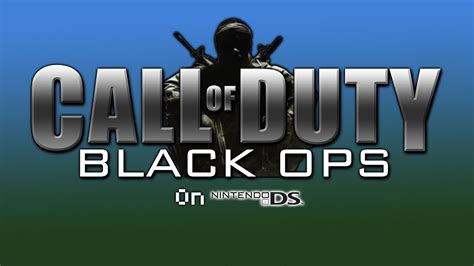 Call Of Duty Black Ops Nintendo Ds Games Nds Youtube