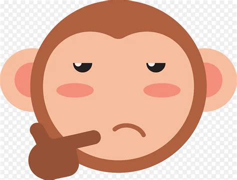 呆萌的猴子表情图png图片素材下载图片编号8478729 Png素材网