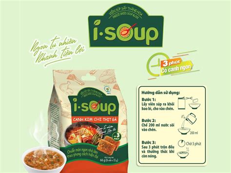Gói 6 Viên Canh Kim Chi Thịt Gà I Soup 11g Tại Bách Hoá Xanh