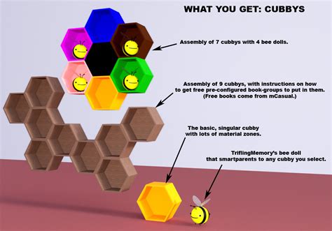Shelf Cubby And Planter Hex Beehive V1 Ds Free 3d Model By Lukon