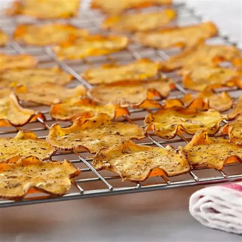 Baked Sweet Potato Chips With Italian Seasoning