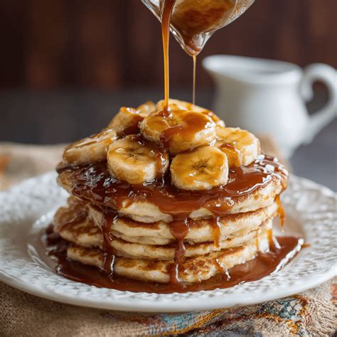 Bananas Foster Pancakes Recipe Meatydelights