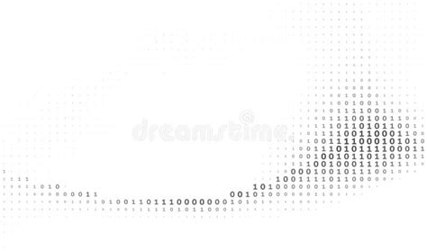 Binary Digital Line Vector Graphic Pattern Stock Vector Illustration Of Encryption Code