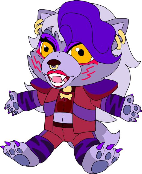 Glam Roxy Plush Remake Security Breach Fnaf Art Kung Fu Panda