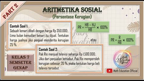 Part 2 Persentase Kerugian Youtube