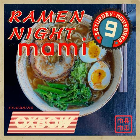 Ramen Night At Mami Portland Oxbow Brewing Company