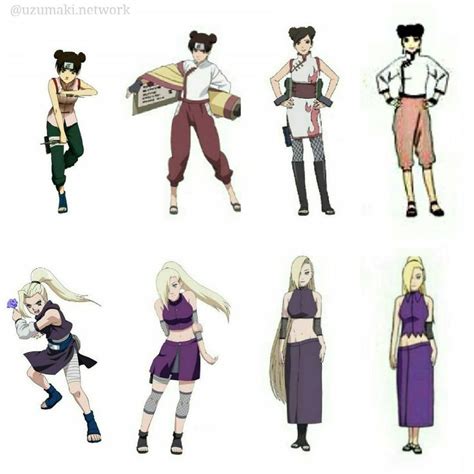 Naruto Uzumaki Nila On Instagram “ S Edit Tenten And Ino Is Evolution Theyre So Both