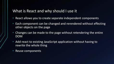 Introduction To React Pptx