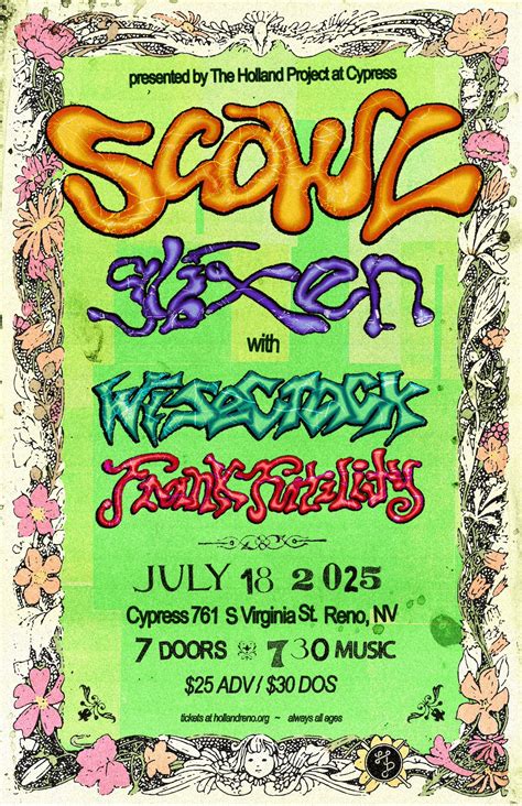 Scowl Glixen Wisecrack Frank Futility The Holland Project