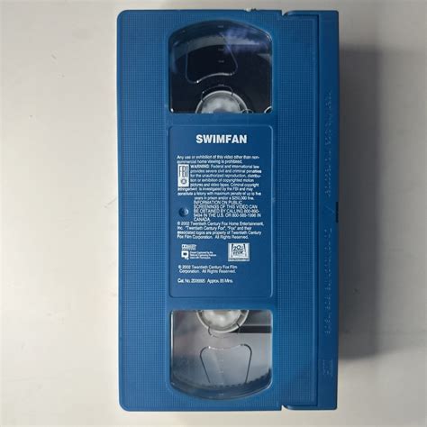 Swimfan Vhs 2003 Blockbuster Jessie Bradford Erika Christensen Shiri