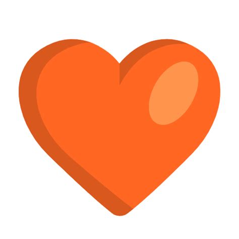 Orange Heart Emoji 🧡